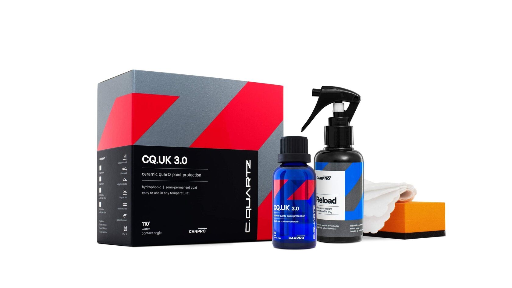 CQuartz UK 3.0 RUS Edition Kit Керамическое покрытие (набор), 50мл - CarPRO