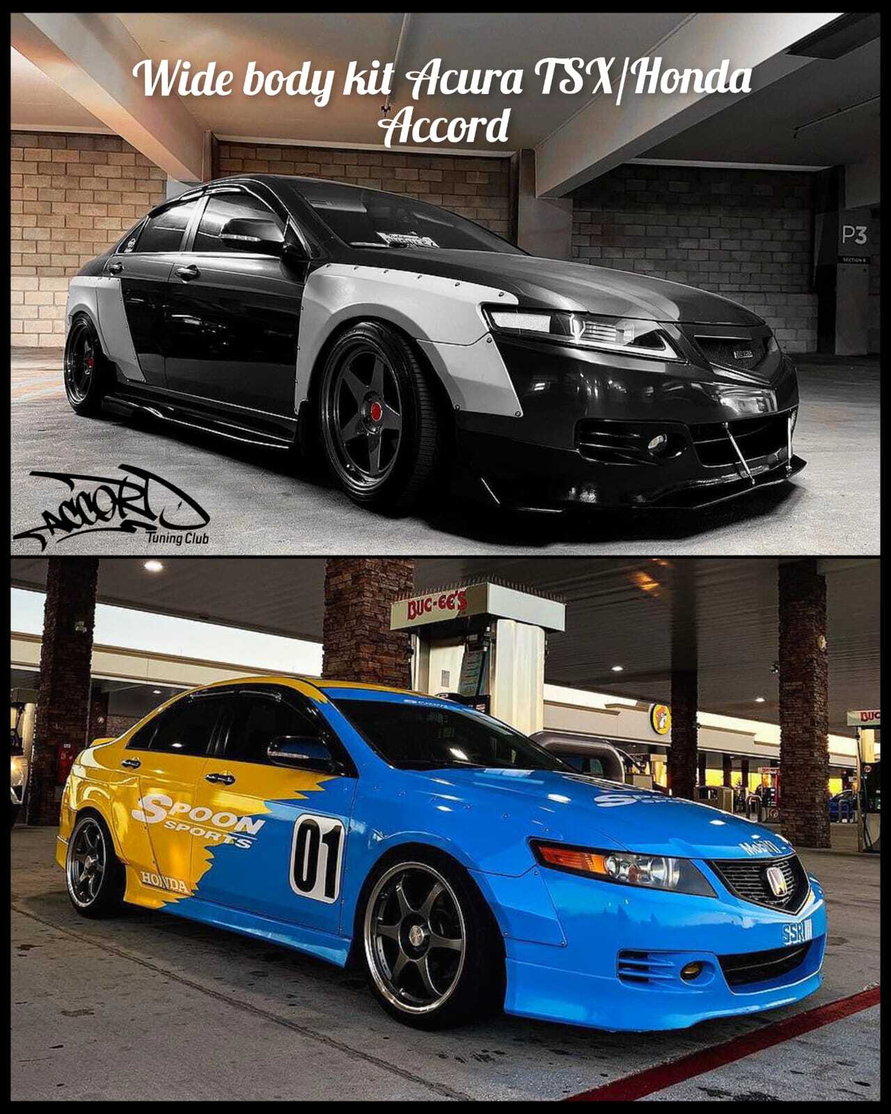 WideBody kit Acura TSX Honda Accord CL7 CL9