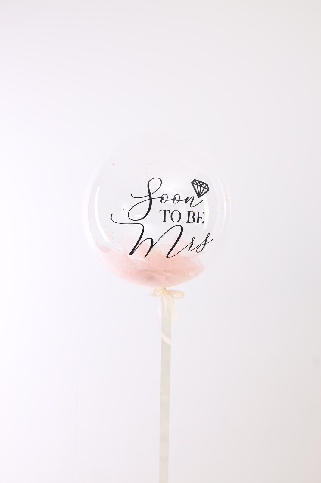 Шар прозрачный Баблс с тканью