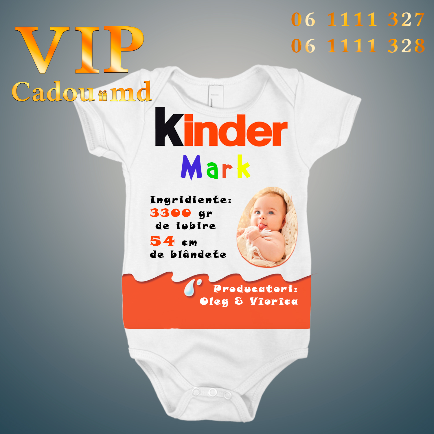 BODY PERSONALIZAT (MÂNECA SCURTĂ)