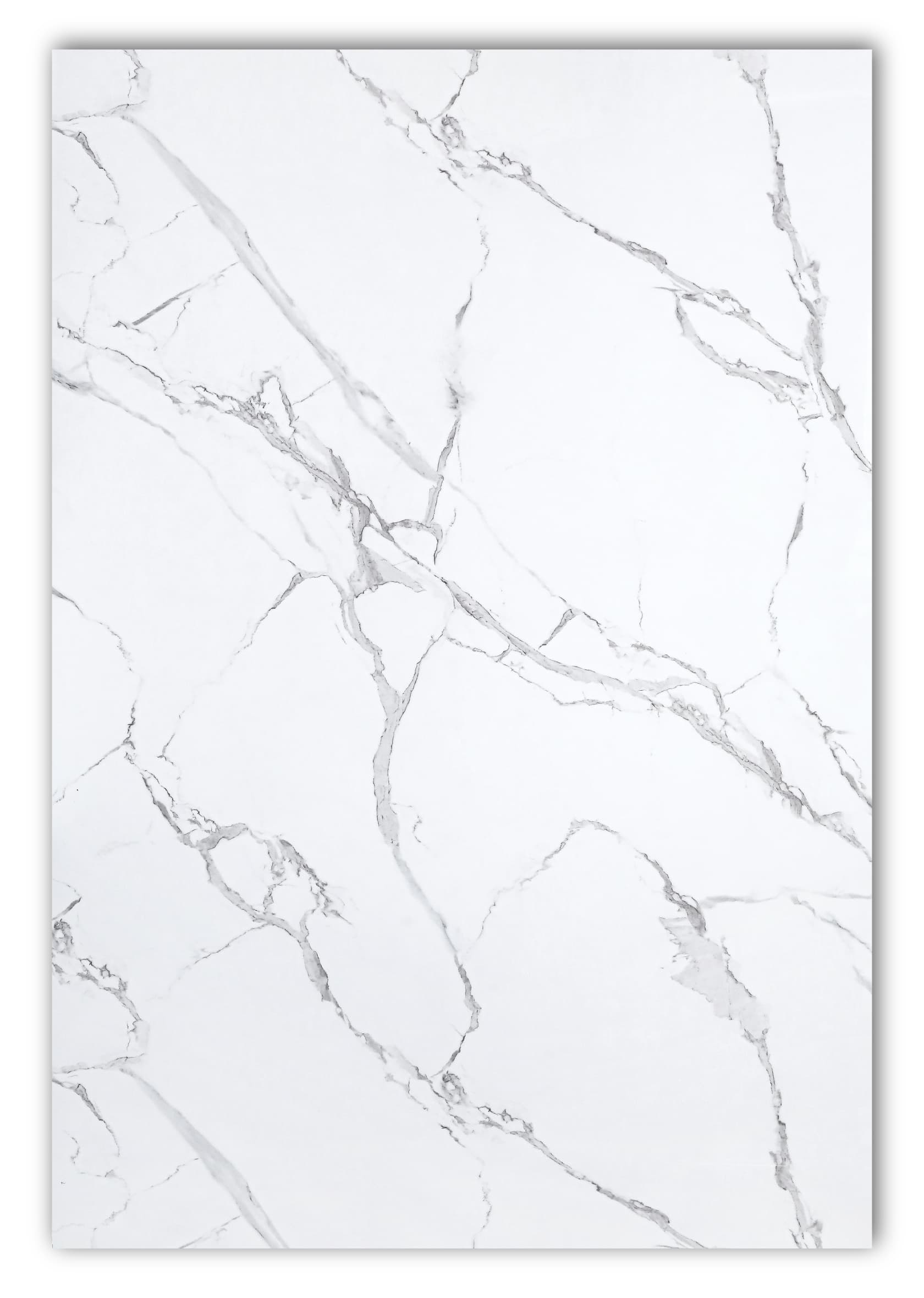 Panel pvc tipo mármol blanco