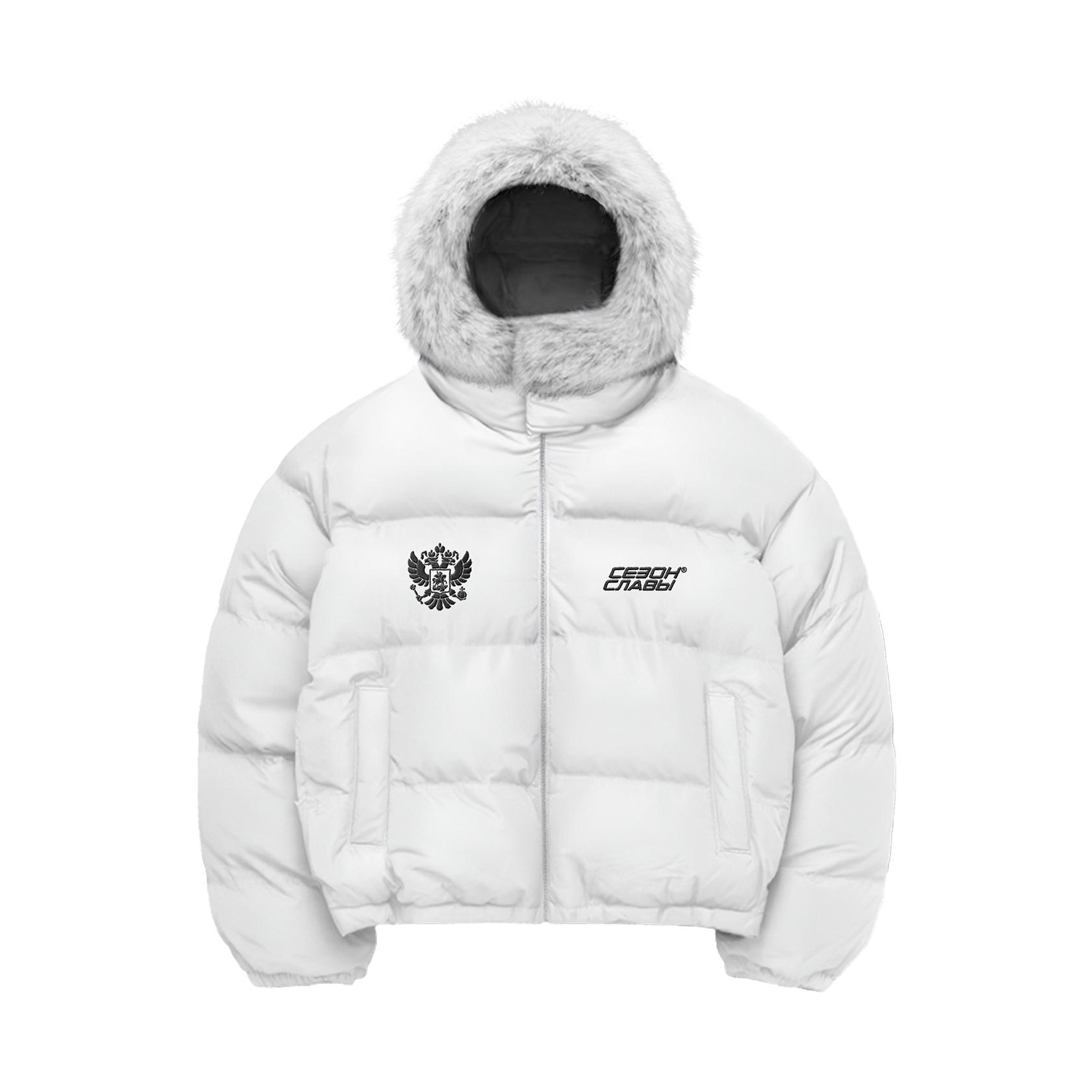 "SIBERIA" PUFFER JACKET WHITE