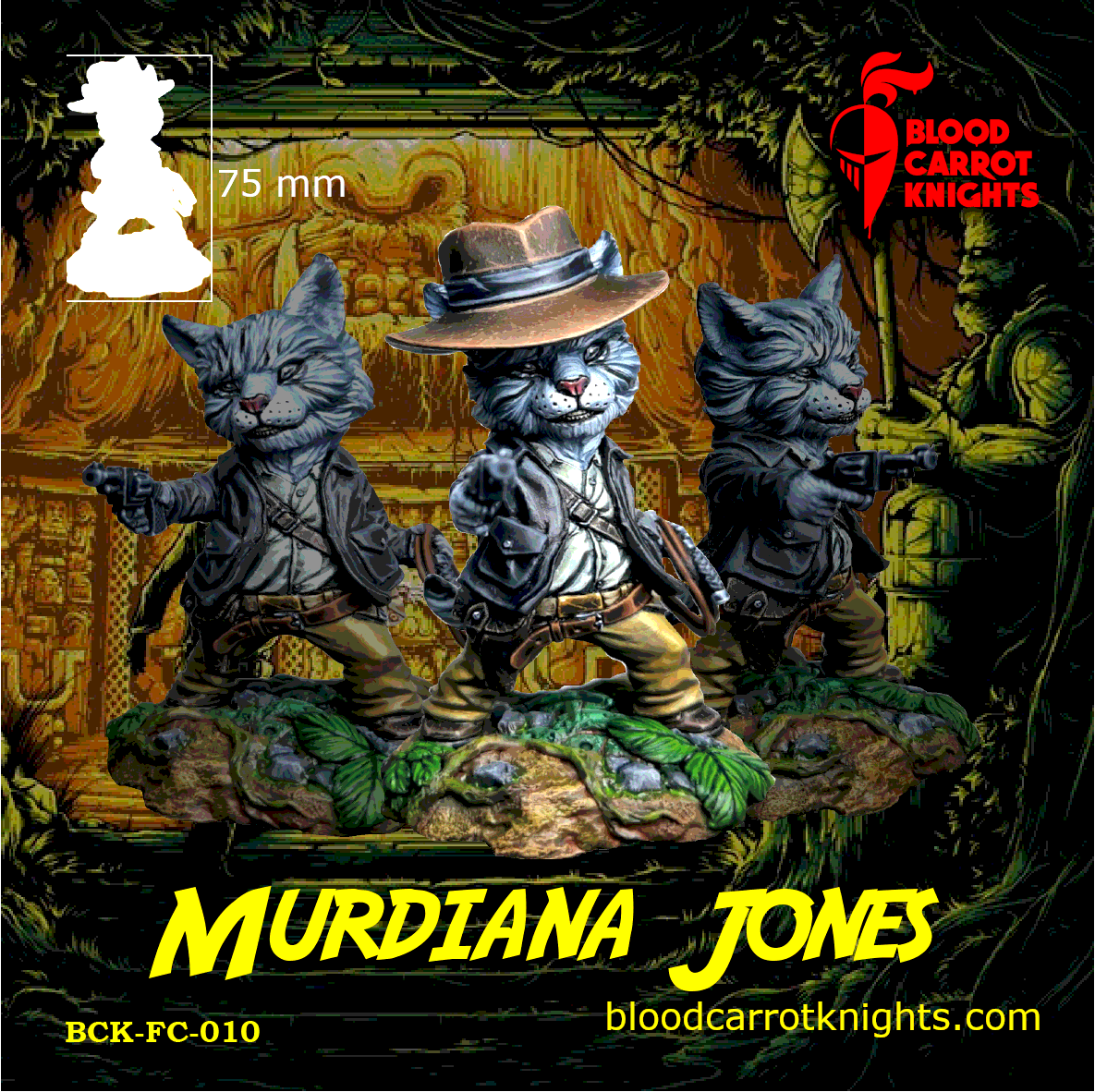 Murdiana Jones | Indiana Jones Cat Figure