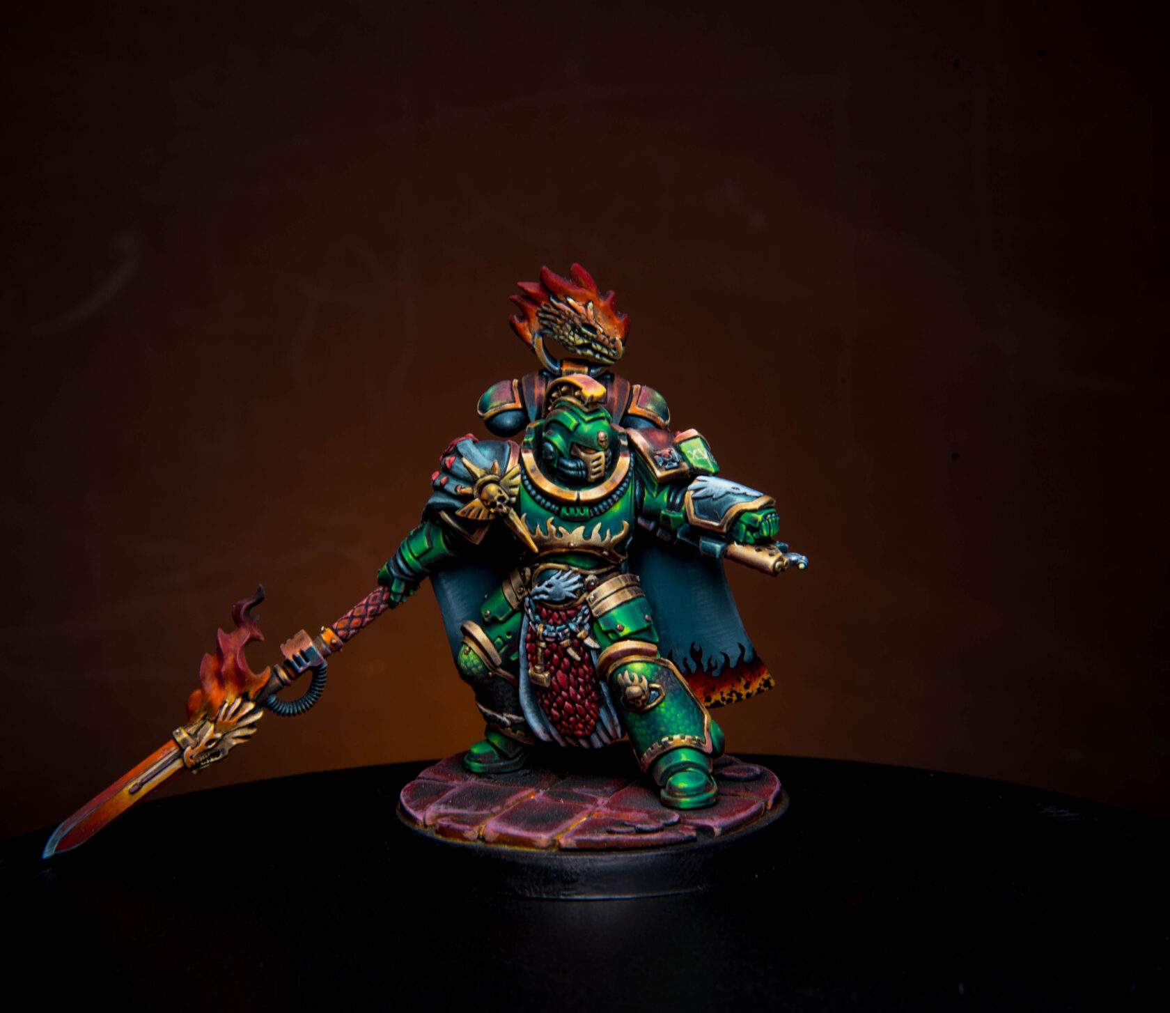 Vulkan He'stan Forgefather of the Salamanders Space Marine Chapter ...