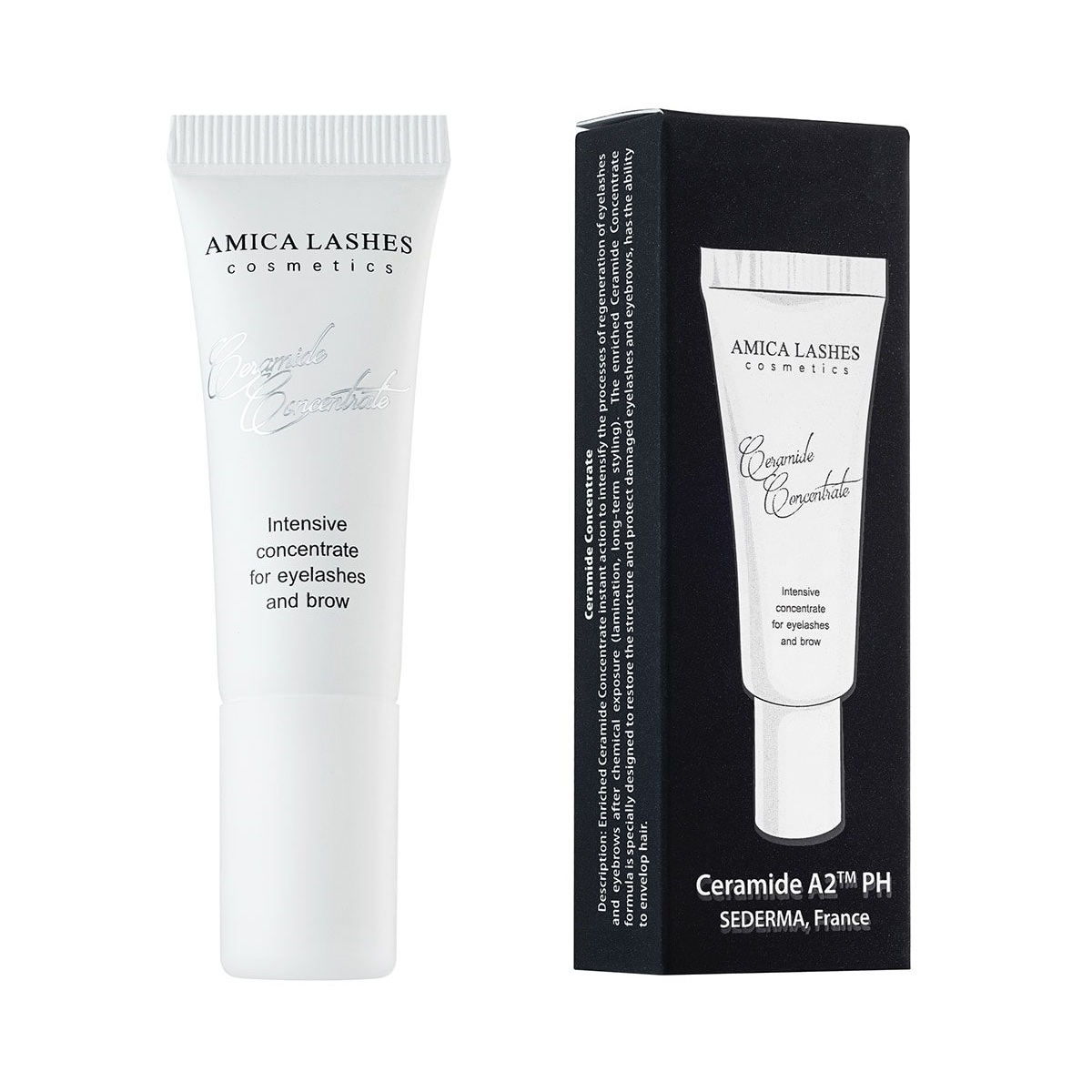 Amica Lashes Церамид концентрат для бровей и ресниц. PRO