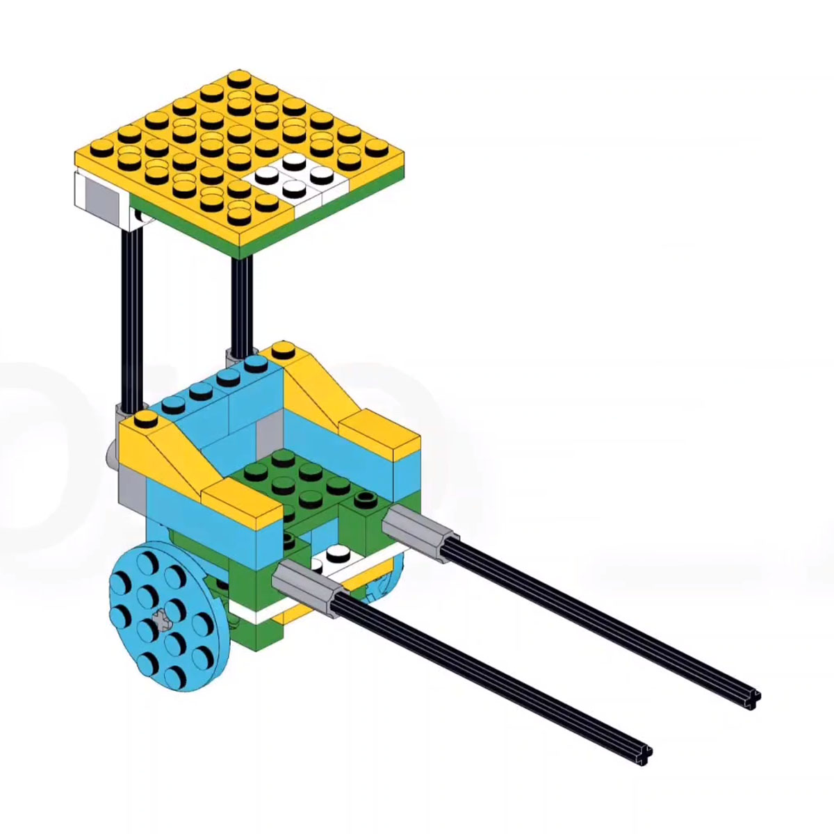 Инструкция Lego wedo: Велорикша (1653)