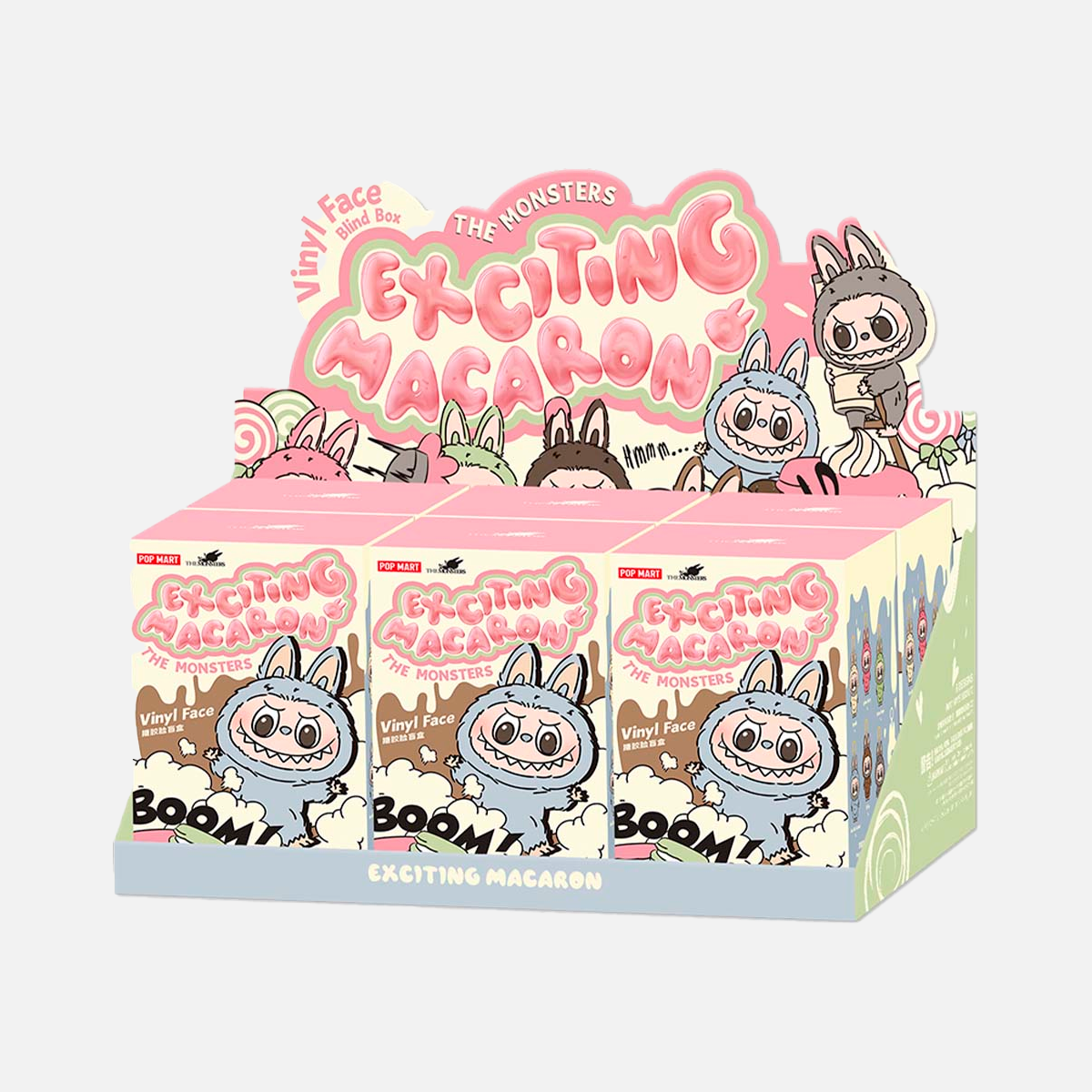 Exciting Macaroon Vynil Face Blind Box x6 - Exciting Macaroon