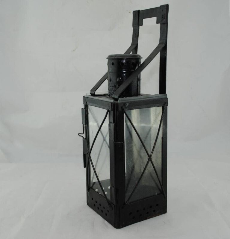 1959 Vintage Antique Soviet USSR Railway Candle Lantern Rail Lamp 3 Way ...