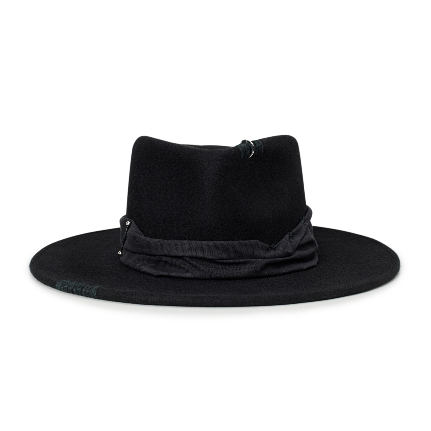 Купить черную шляпу Jack Chains Silver ручной работы в интернет ...