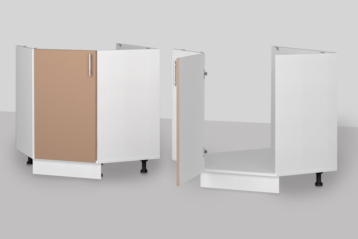 Шкаф кухонный Даллас нижний угловой 800 мм Интернет магазин Крафт Мебель