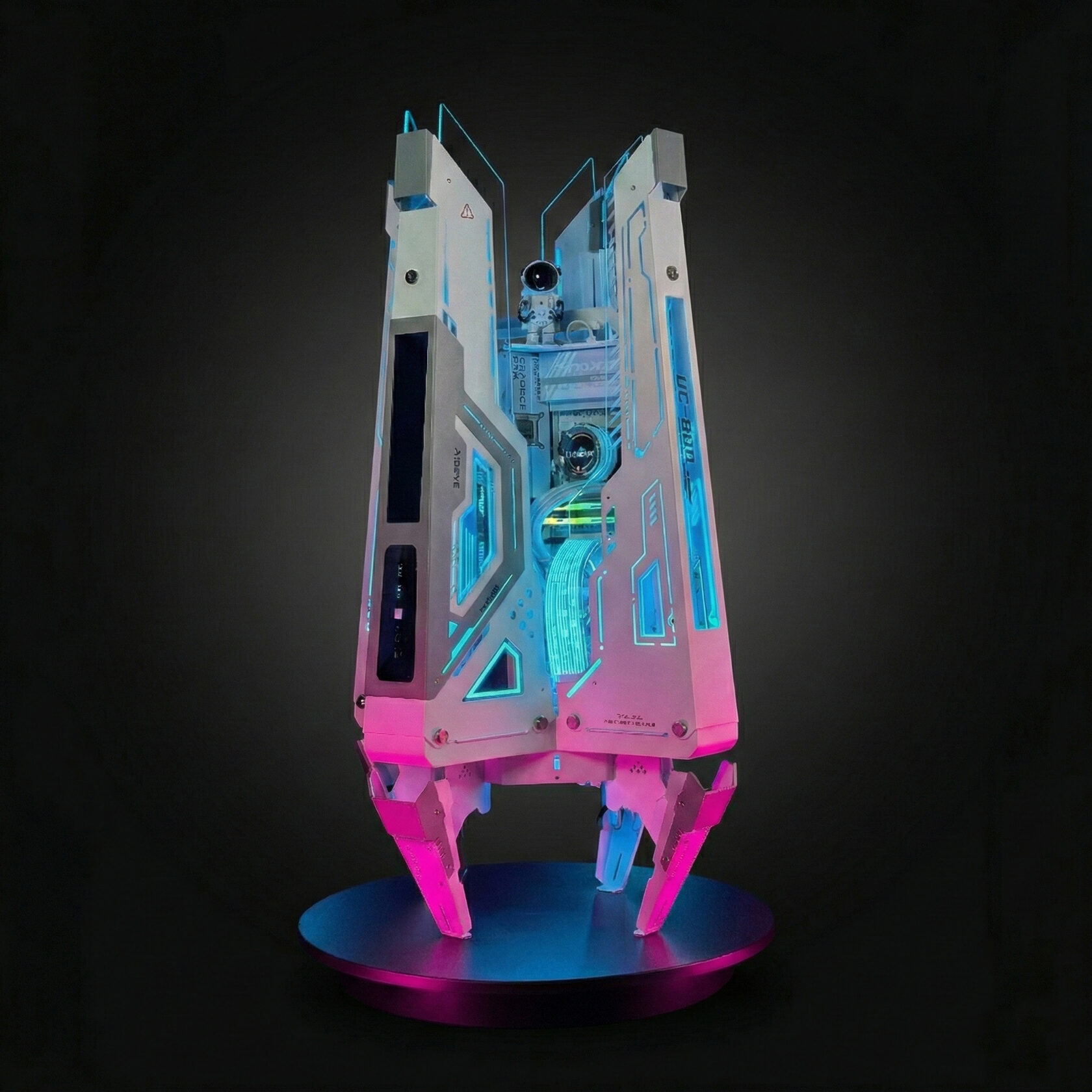 ALSEYE Star Ark Case / Ryzen 7 7800X3D / B850 AORUS ICE / RTX 5070 Ti ...