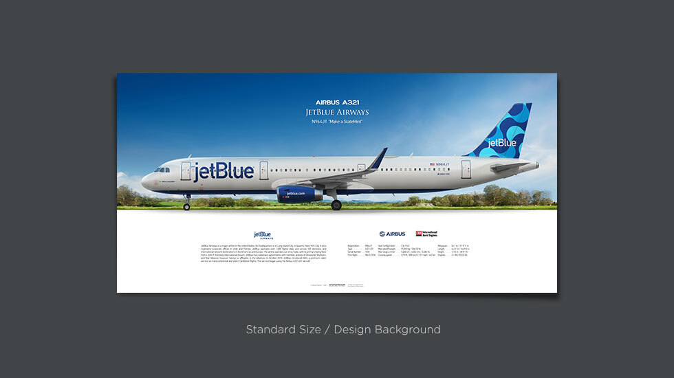 JetBlue Airways Airbus A321 N964JT | Aviaposter