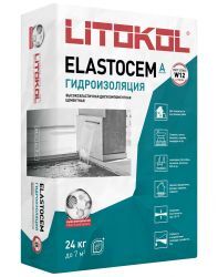 Купить Гидроизоляция двухкомпонентная Litokol ELASTOCEM A+B 32 кг в Москве