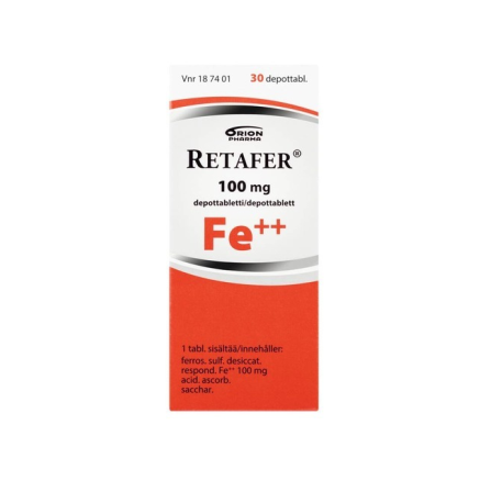 Retafer РЕТАФЕР 100 мг 30 таб