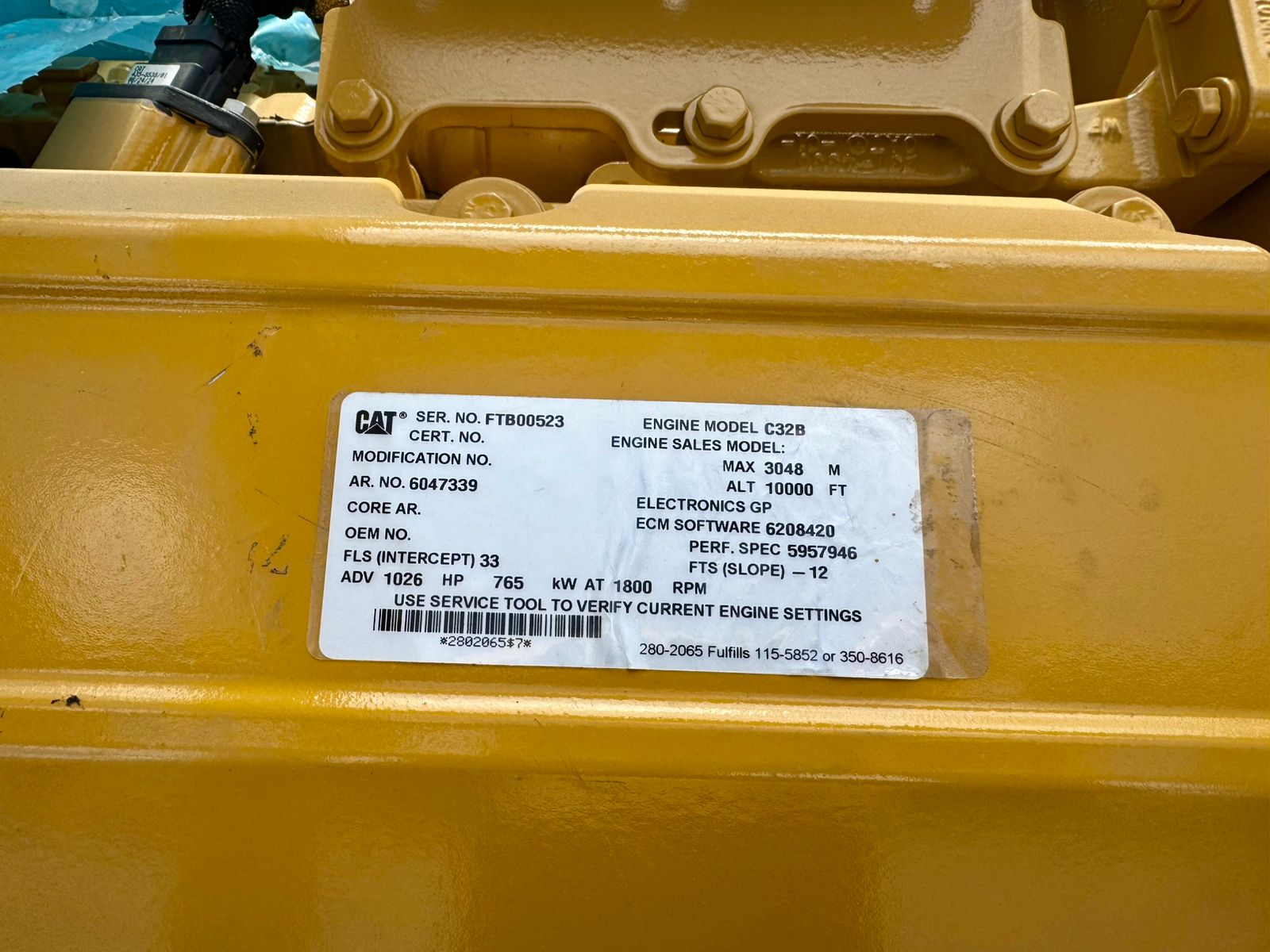 Двигатель Caterpillar C32