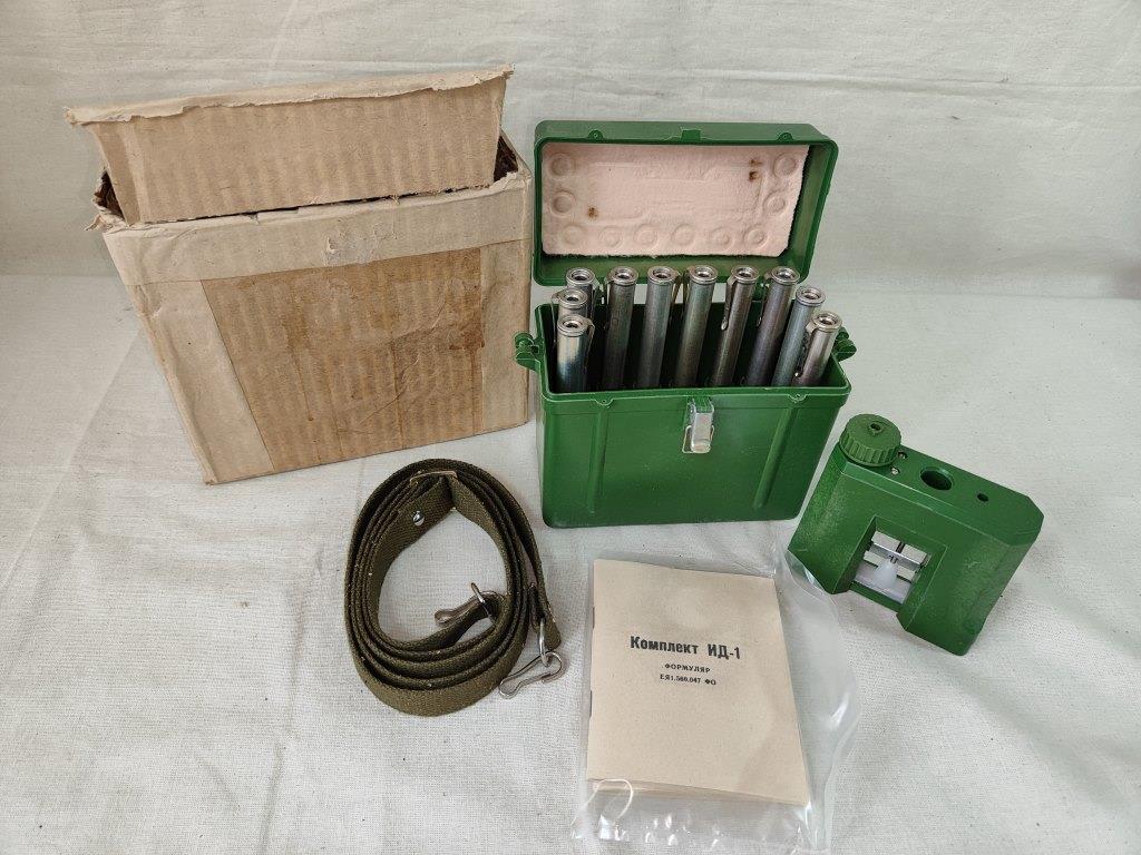 Original Soviet Personal Dosimeter ID-1 FULL SET Radiometer Counter ...