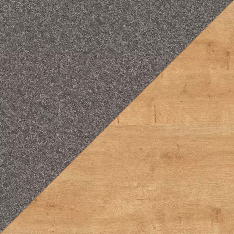 Кухонный фартук Egger Дуб Гамильтон натуральный / Сталь серебро ...