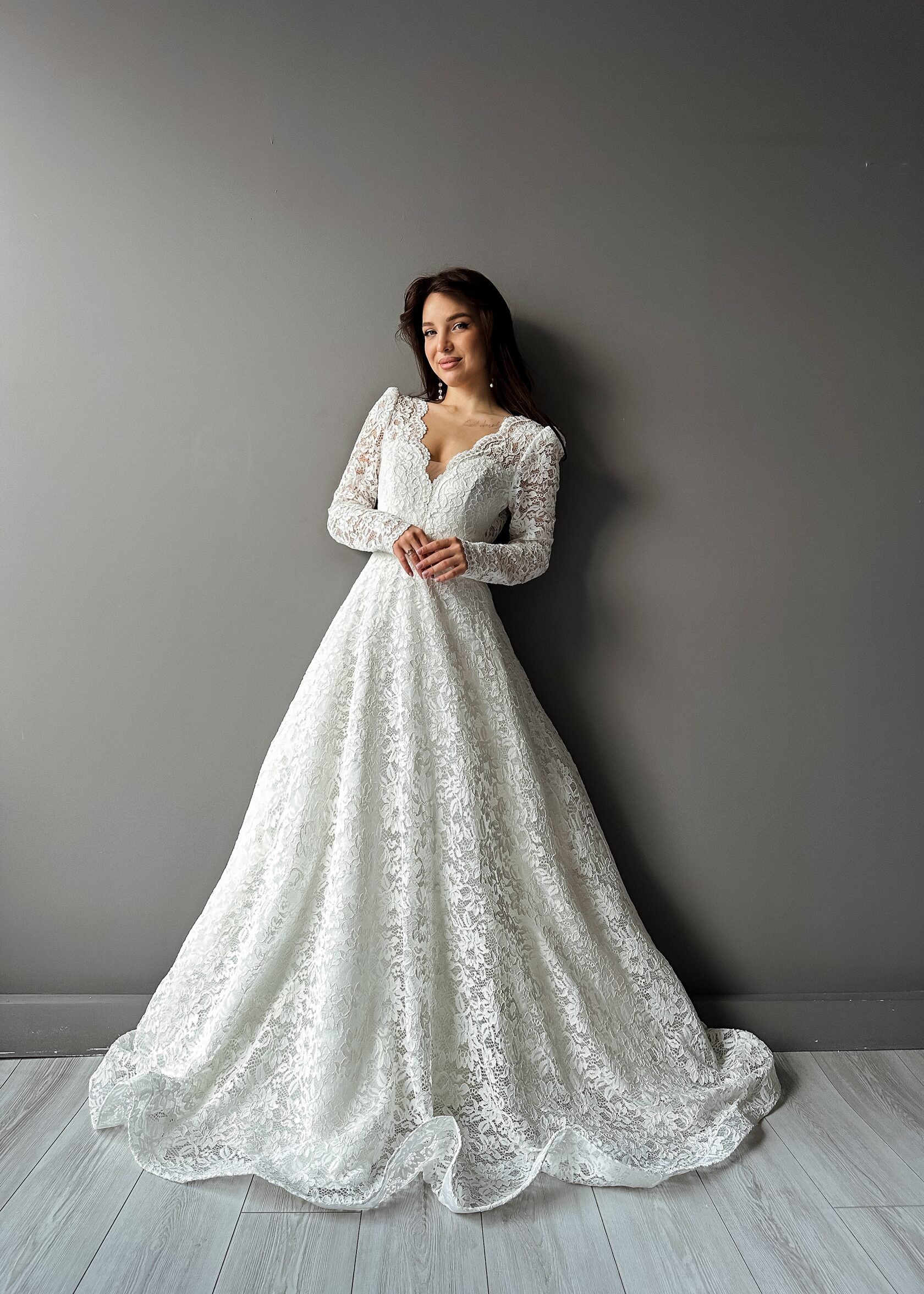 Свадебное платье Луника (V-вырез)