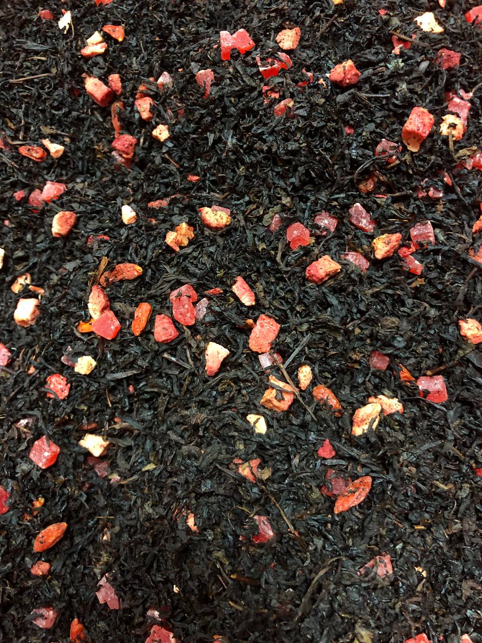 Черный чай оптом Клубника со сливками