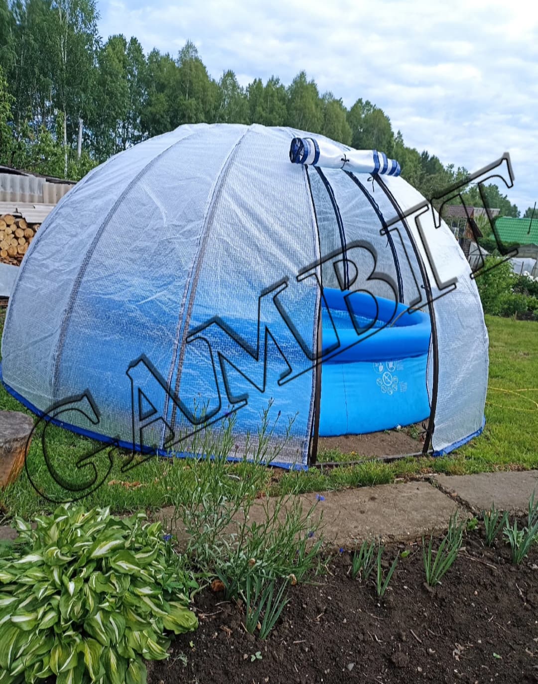 Навес для бассейна