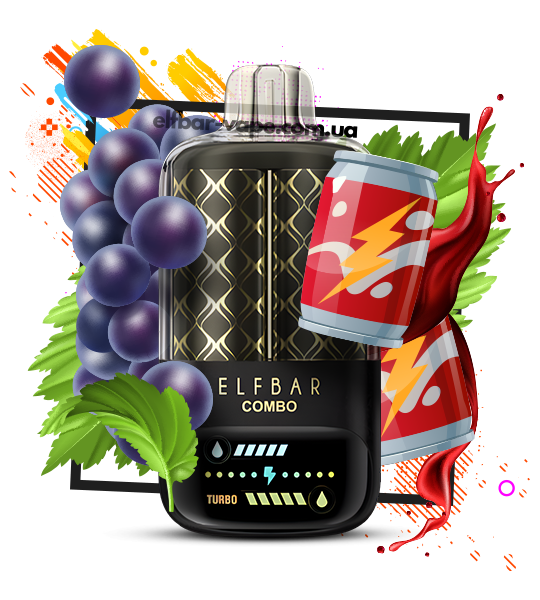 Одноразова POD-система ELF BAR COMBO 25000 5%