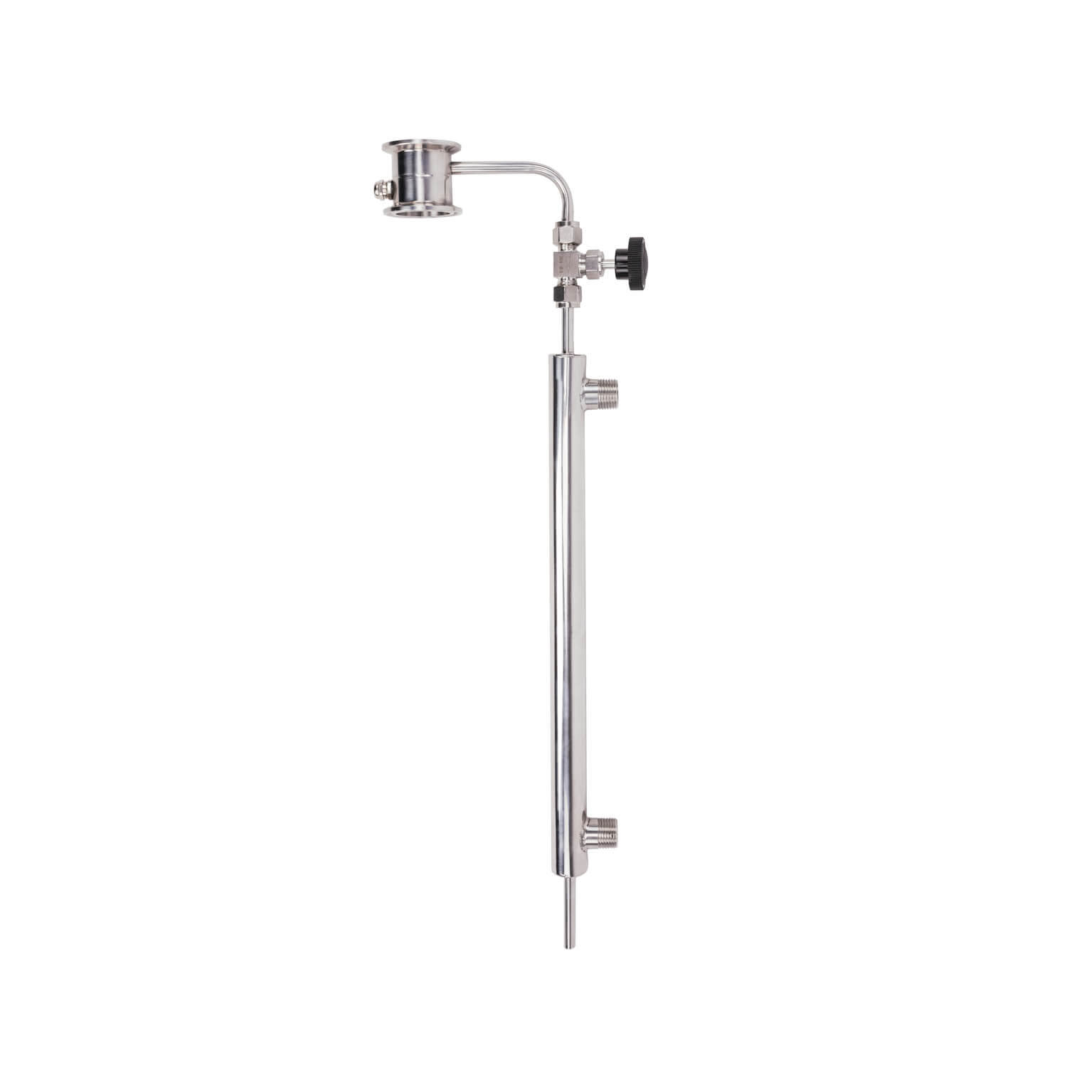 Узел отбора по жидкости Mendeleeff, с доохладителем, игольчатый кран из ...