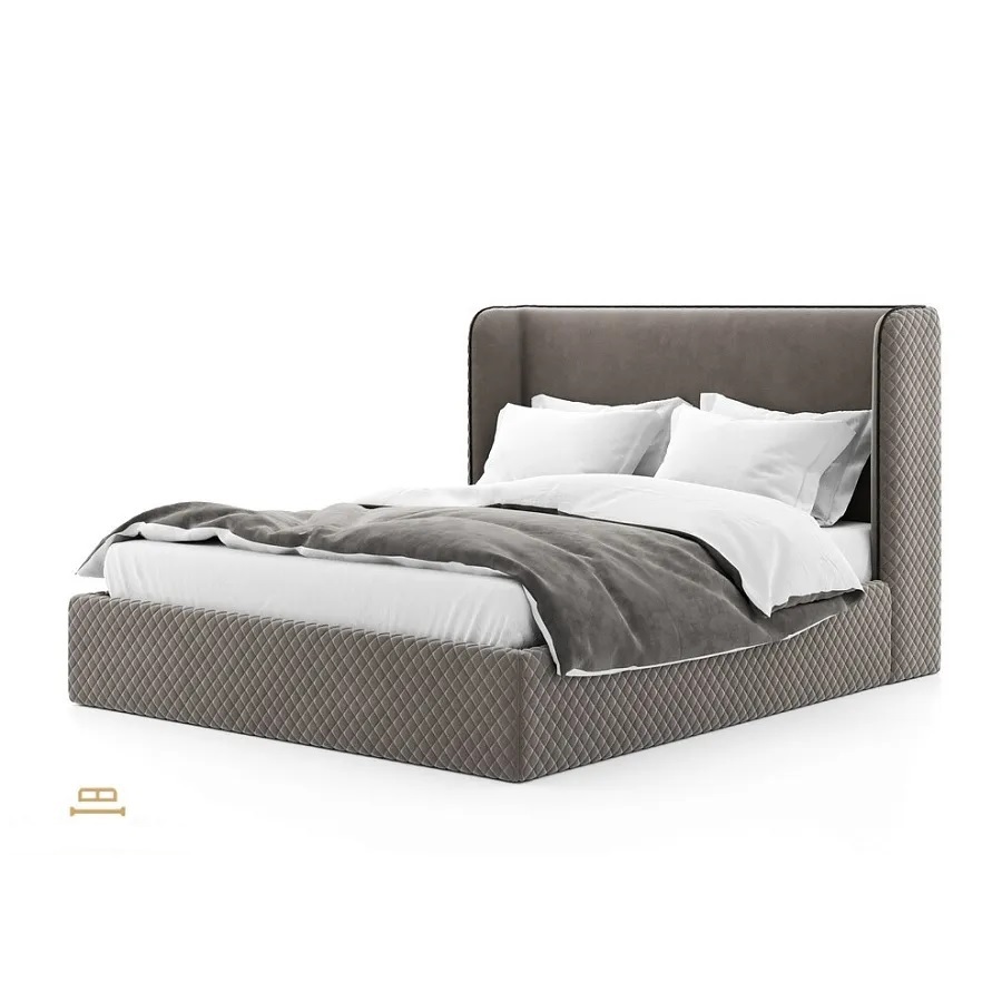Aldo high headboard bed - THE BED