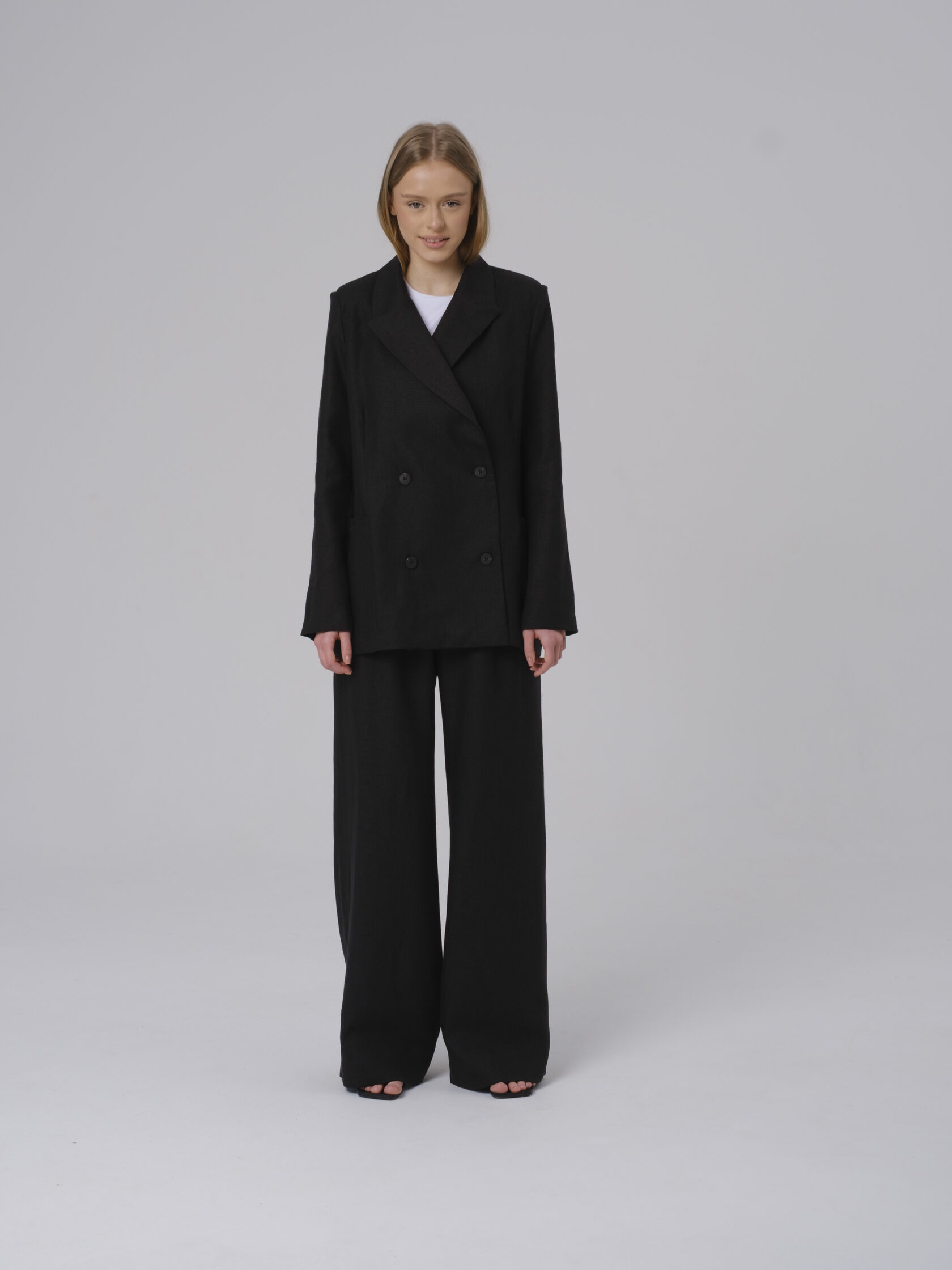 Жакет льняной BLACK