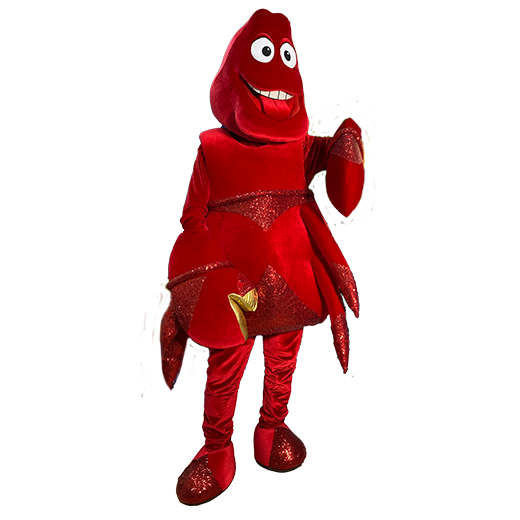 Mascot Crab Sebastian in Dubai