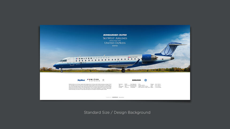 SkyWest Airlines Bombardier CRJ700 N707SK | Aviaposter