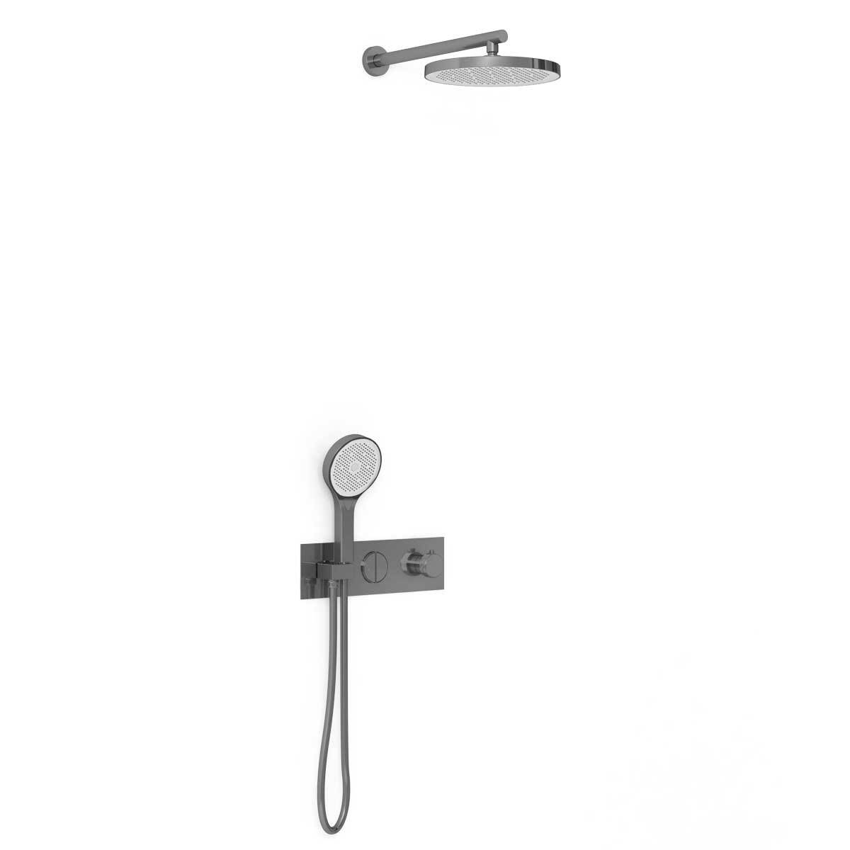 Душевой комплект VSFW-422T2GM встраиваемый, термостатический, 2 режима ...