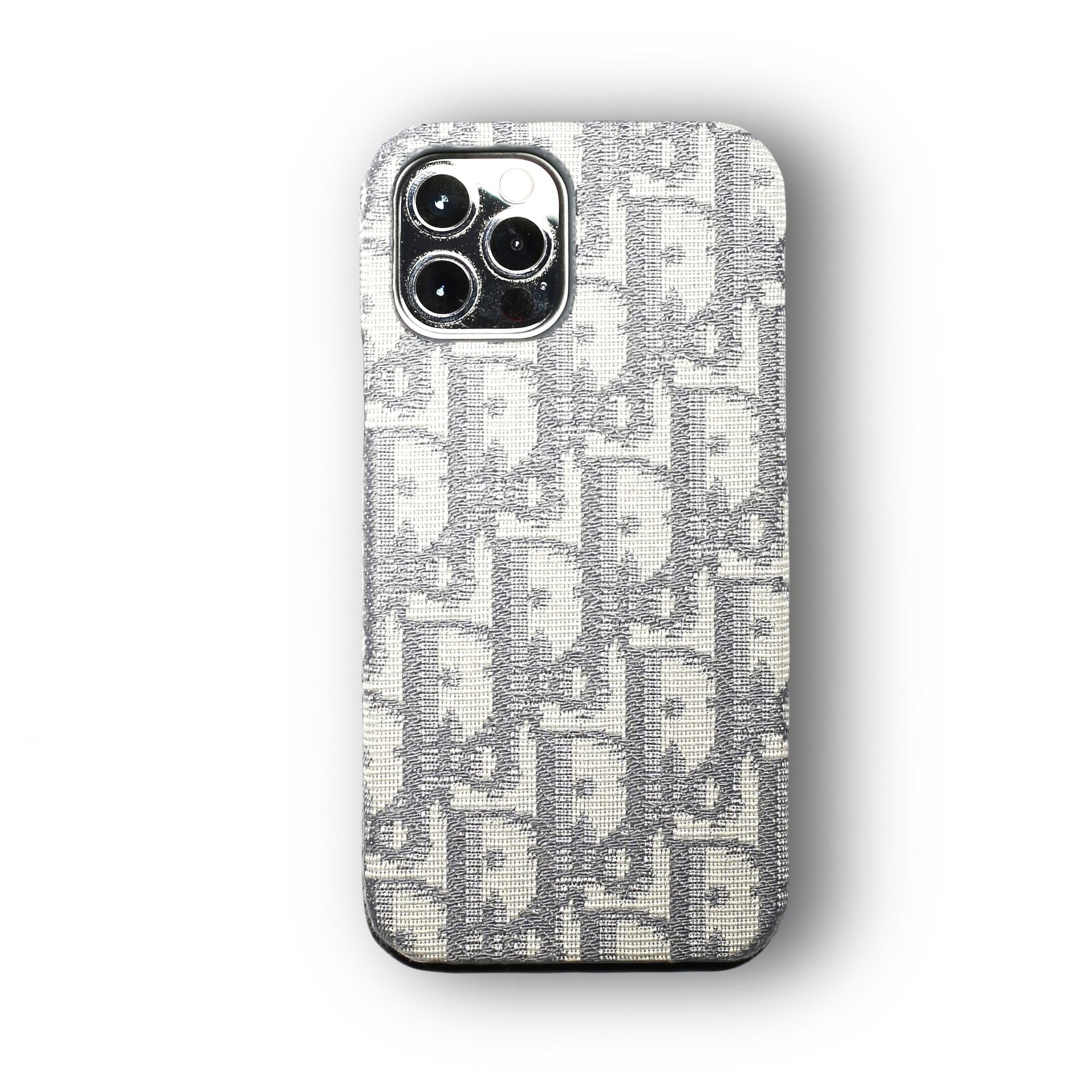 DIOR IPHONE CASE OBLIQUE JACQUARD WHITE | ANTIDOTE