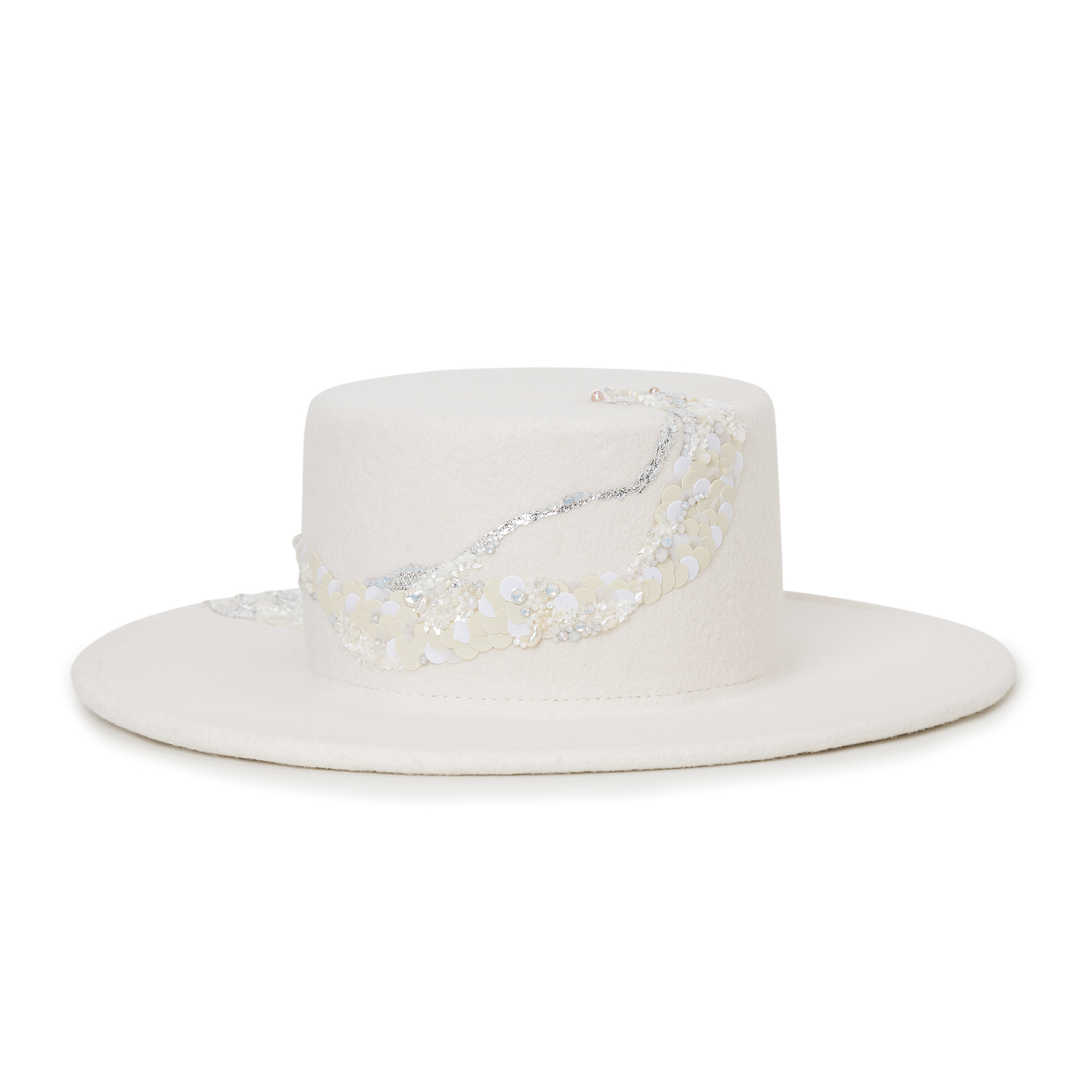 White KANOTIE ICE SNAKE to buy in the online store Cocoshnick Headdress