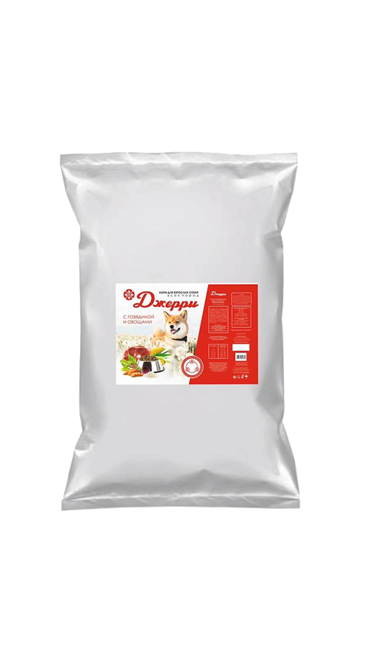 Корм для собак “ДЖЕРРИ” говядина, овощи