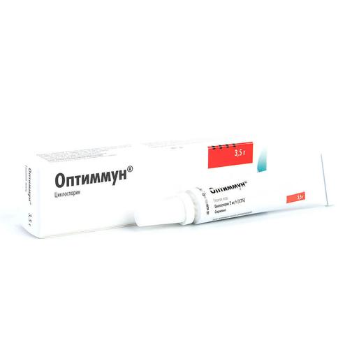 Оптиммун / Optimmune для собак 3,5 г — эффективная глазная мазь ...