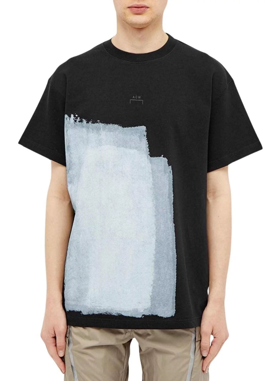 Футболка A-Cold-Wall Paint T-shirt Black | loft19.ru