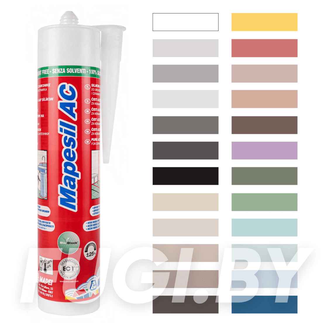 MAPEI MAPESIL AC силикон 310мл