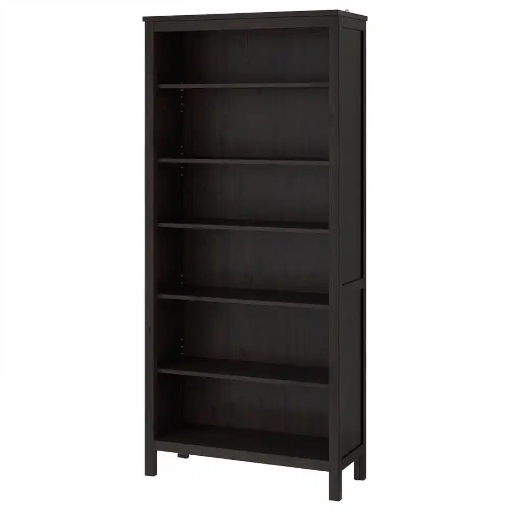 ХЕМНЭС HEMNES Стеллаж, Черно-Коричневый