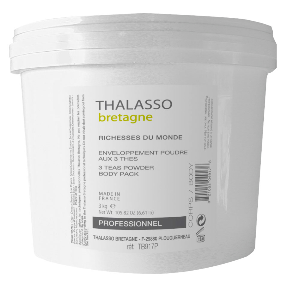 Маска - Обертывание для тела Три Чая - THALASSO BRETAGNE