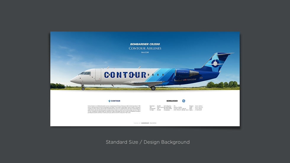 Contour Airlines Bombardier CRJ200 N443SW | Aviaposter