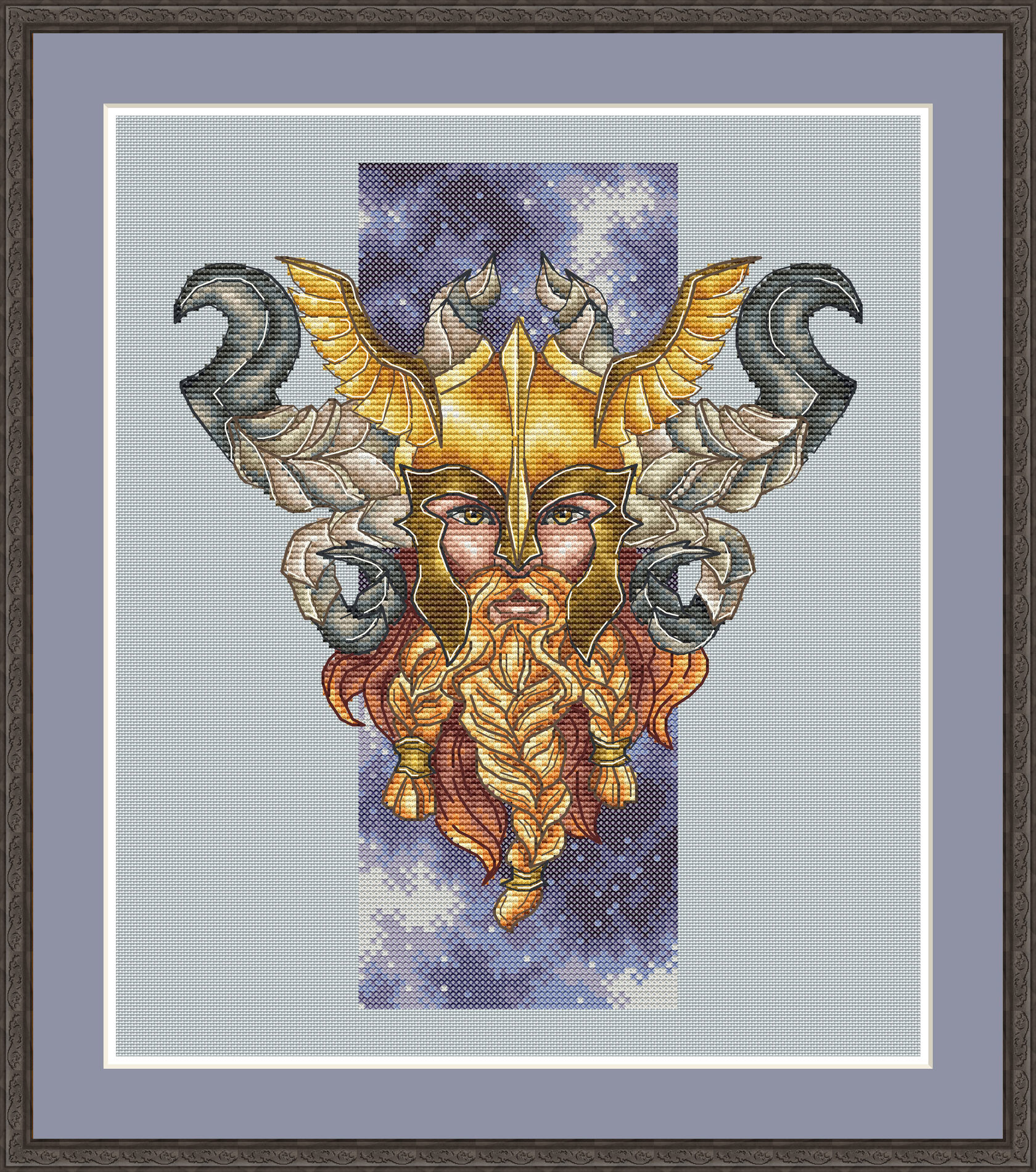 Viking Cross Stitch Pattern