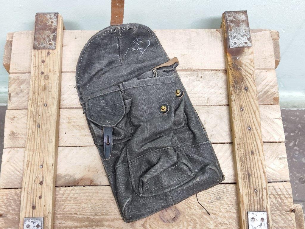USSR Soviet Russian Army Pouch for 4 magazines, Ammo Canvas Bag three ...