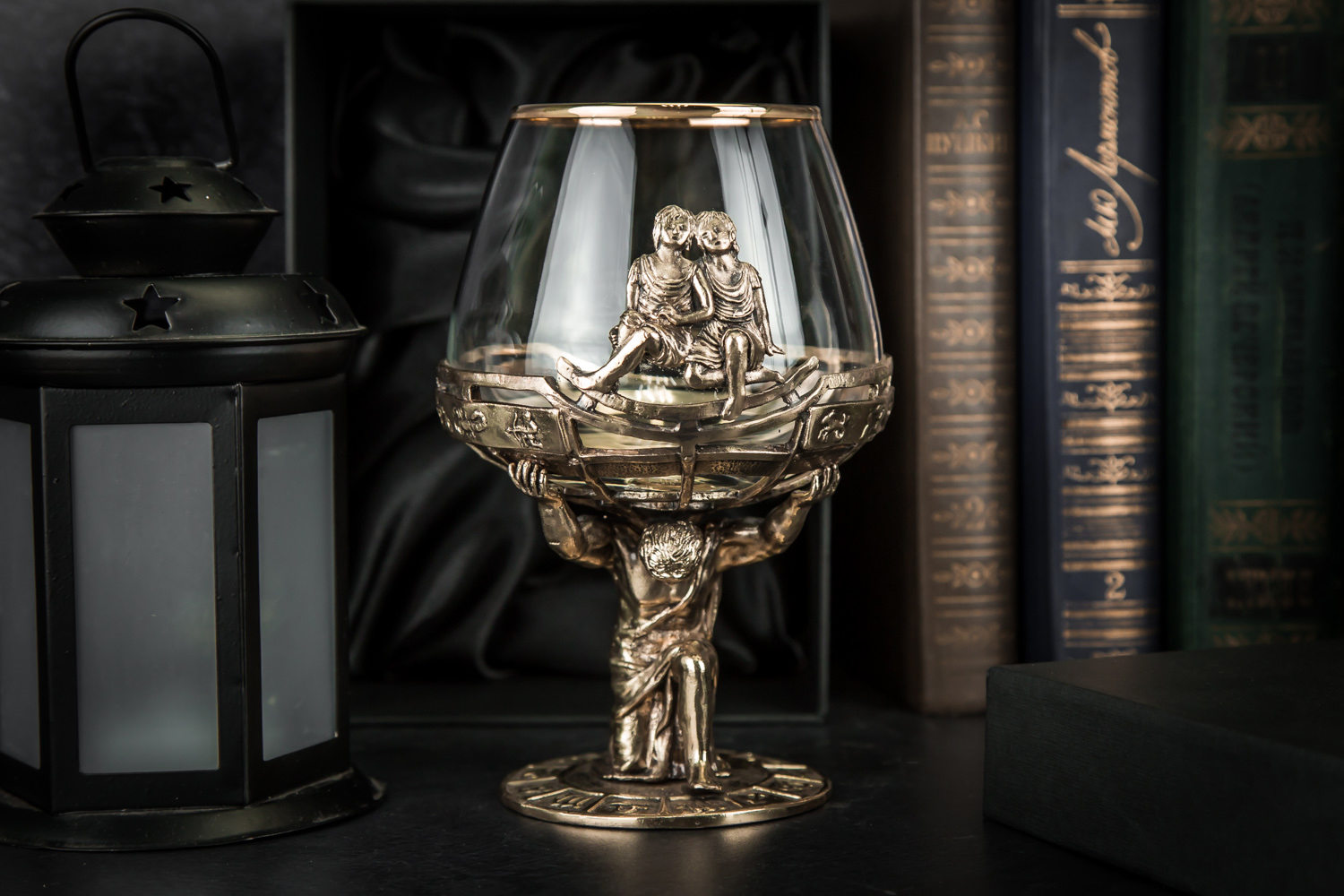 ️ «Наш трофей» — бокал для коньяка «Знак Зодиака Близнецы»