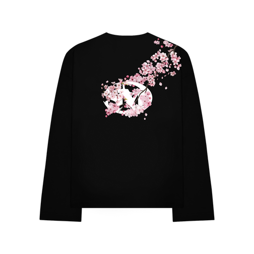 'SAKURA' LONGSLEEVE BLACK