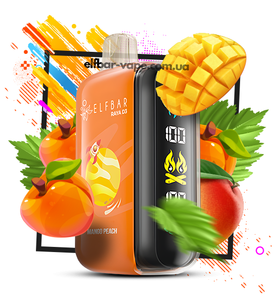 Одноразова POD-система ELF BAR Raya D3 25000 5%