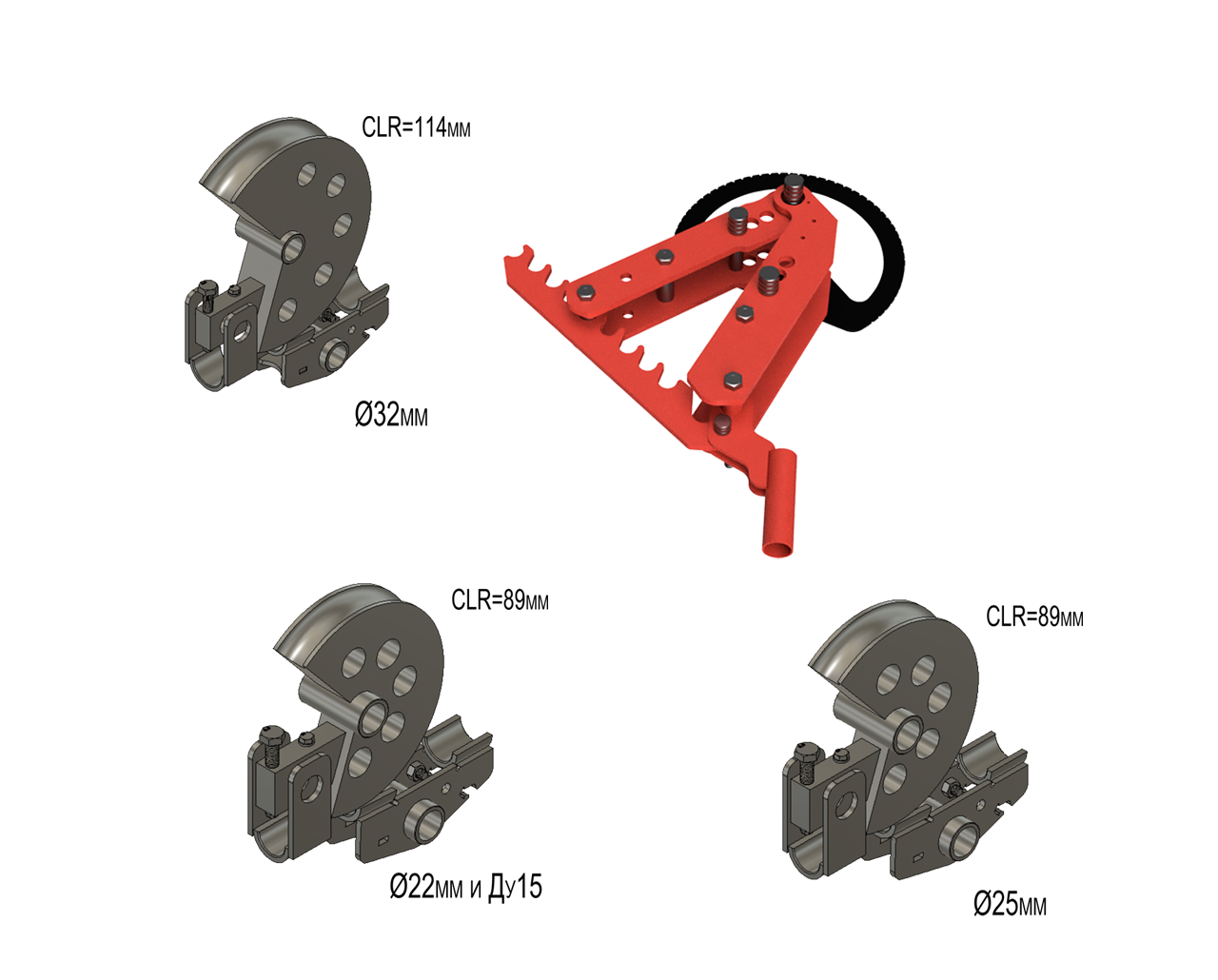 Ручной трубогиб BigBender Mk32 для мото- и лодочной мастерской