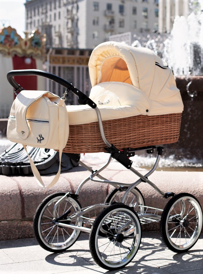 Универсальная коляска Reindeer Wiklina Eco-Line цвет "Milk" (EL2)