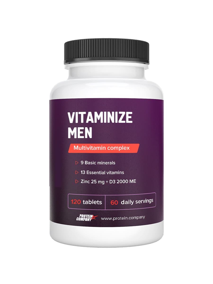 Vitaminize Men (Витаминно-минеральный комплекс для мужчин) - protein ...