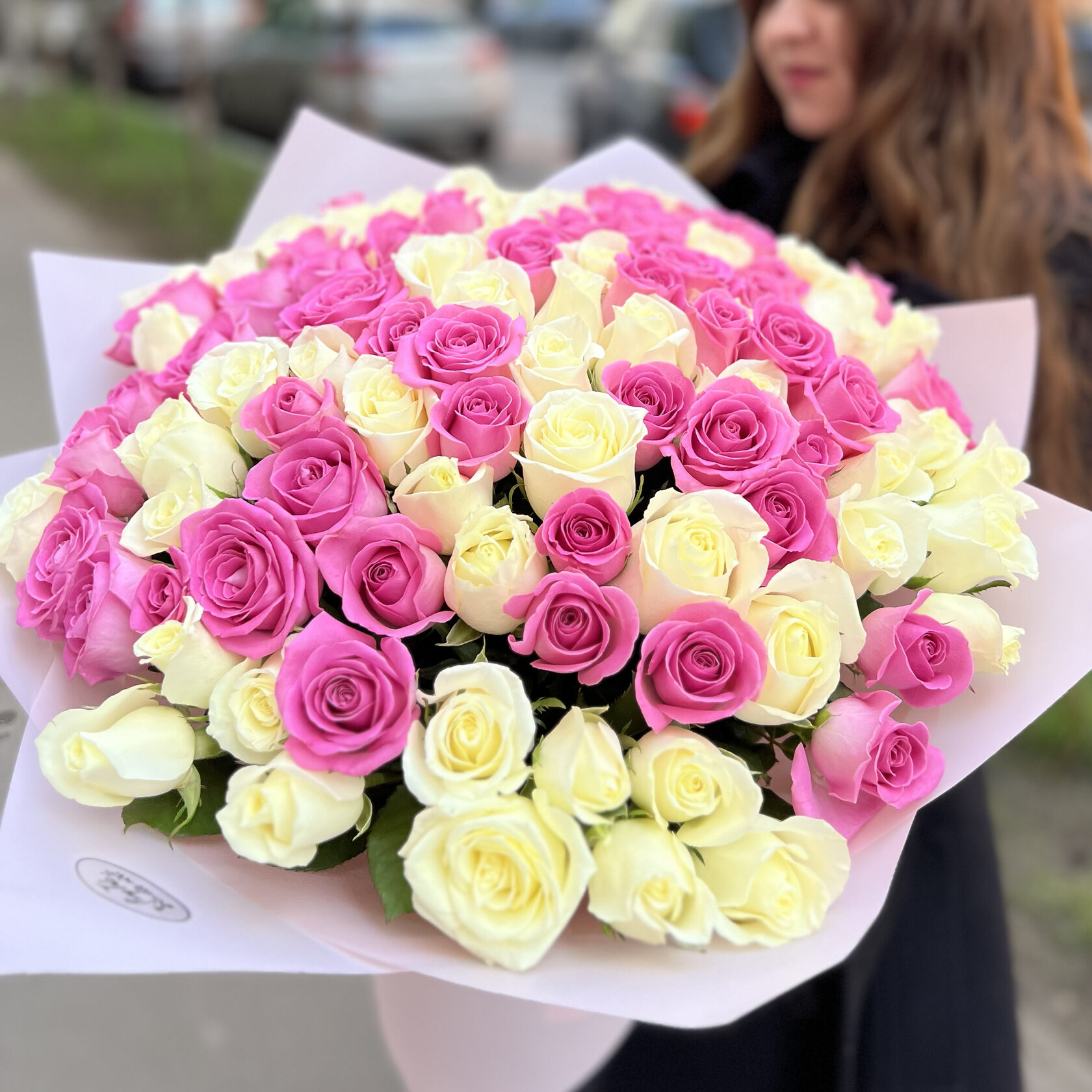 101 роза микс