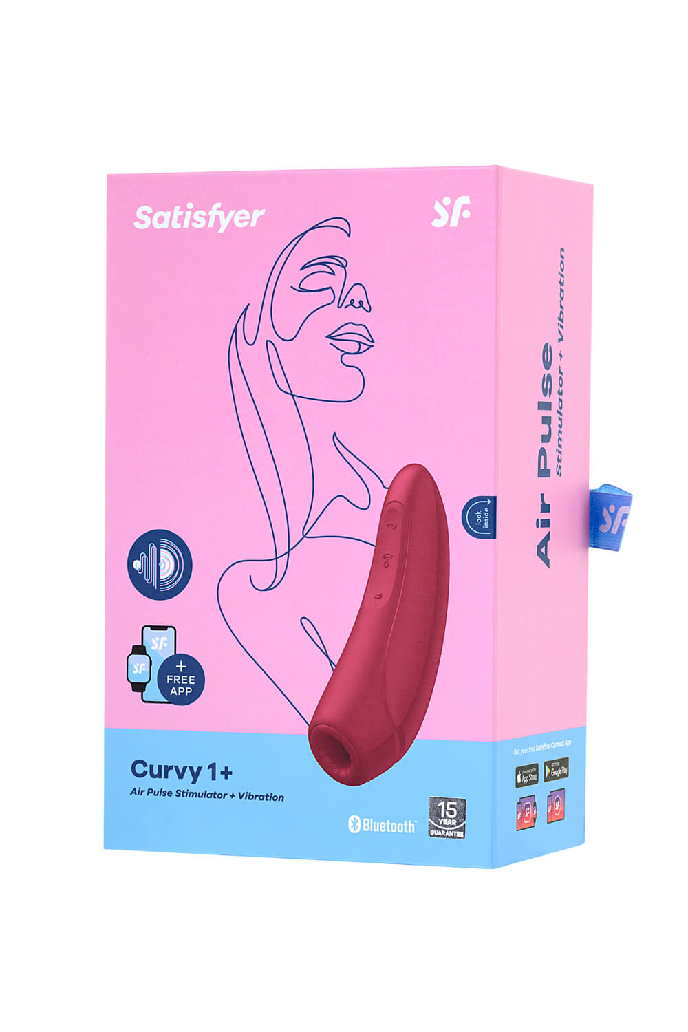 Вакуум-волновой бесконтактный стимулятор клитора Satisfyer Curvy 1+